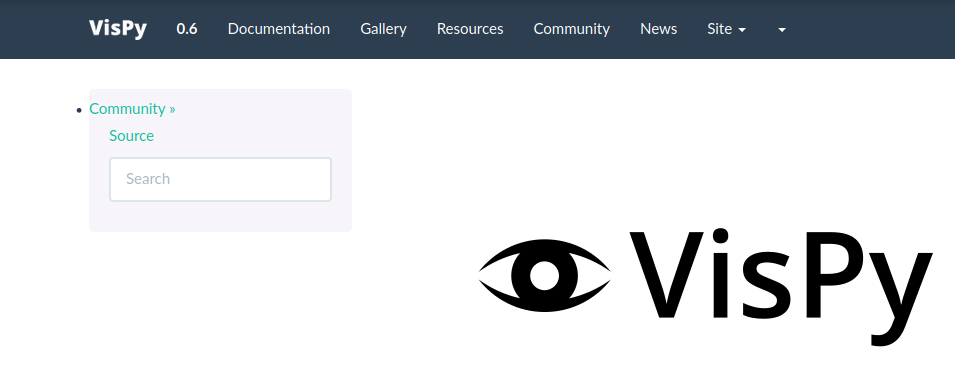 Fix CSS issues in custom sphinx theme · Issue #1906 · vispy/vispy · GitHub