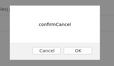 How to personalize alert message after 'Cancel even' on wizard ...
