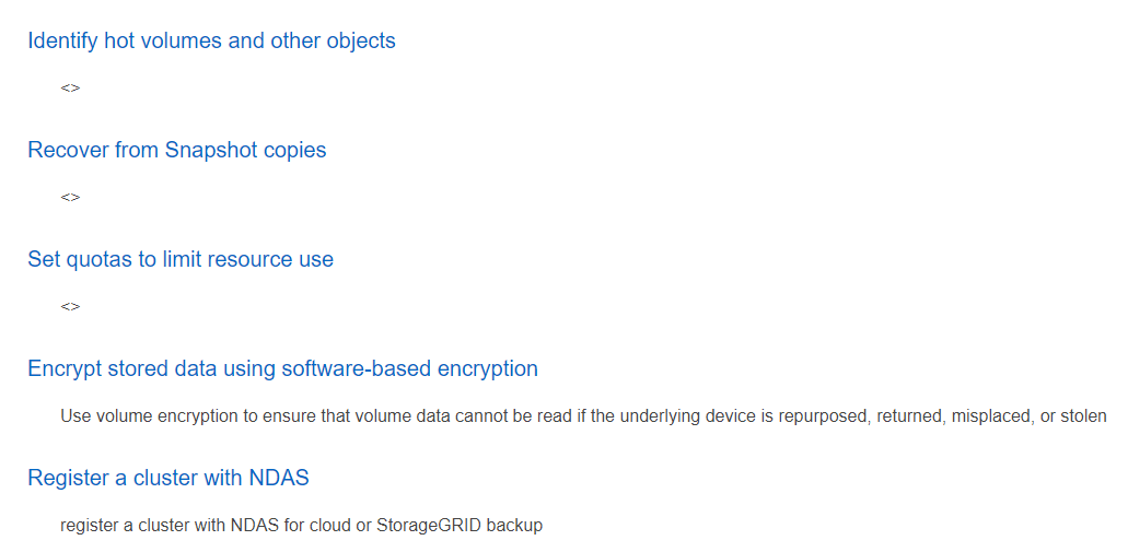 The description for each page should be reviewed · Issue #83 · NetAppDocs/ontap · GitHub