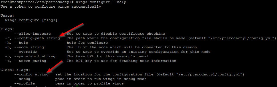 Broken node auto-config command (Beta 1.0) · Issue #2135 · pterodactyl/panel · GitHub
