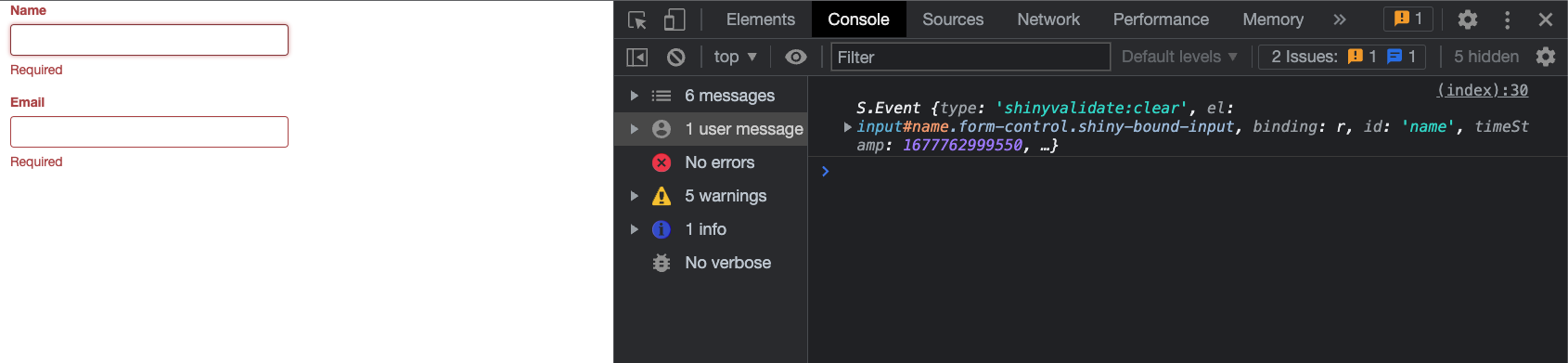 shinyvalidate:show never triggered · Issue #66 · rstudio/shinyvalidate · GitHub