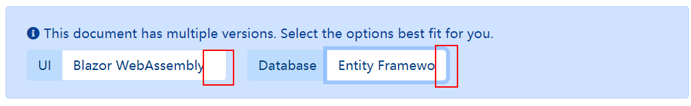 Styling problem of dropdowns of docs module · Issue #10802 · abpframework/abp · GitHub