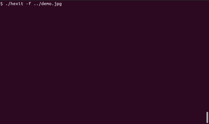 GitHub - marprok/hexit: A minimalistic hex editor.