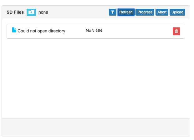 No Files in SD Files tab · Issue #53 · luc-github/ESP3D-WEBUI · GitHub