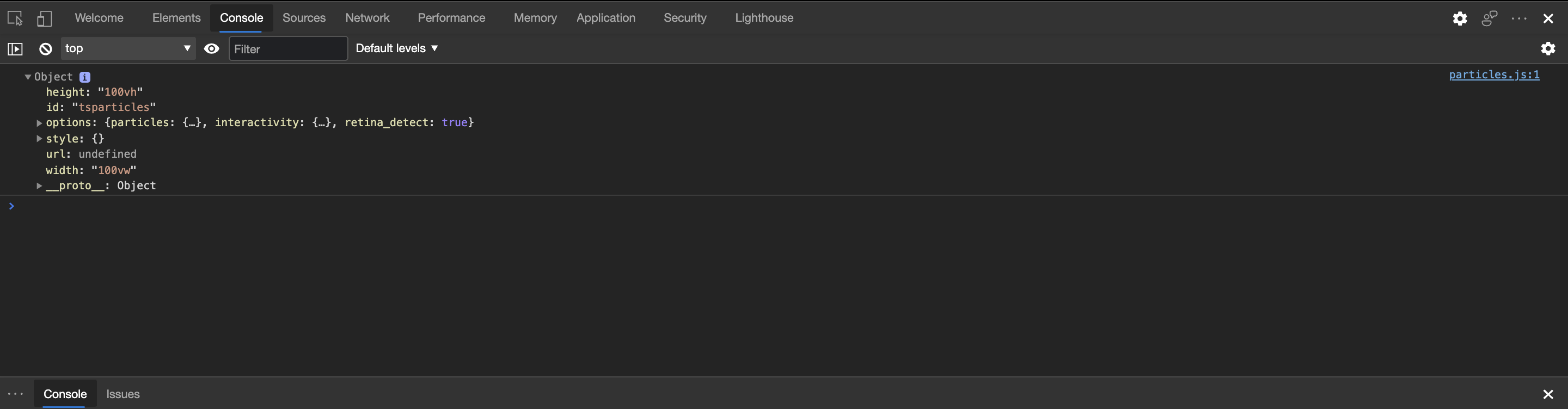console.log left in build · Issue #1412 · tsparticles/tsparticles · GitHub console.log left in build · Issue #1412 · tsparticles/tsparticles · GitHub