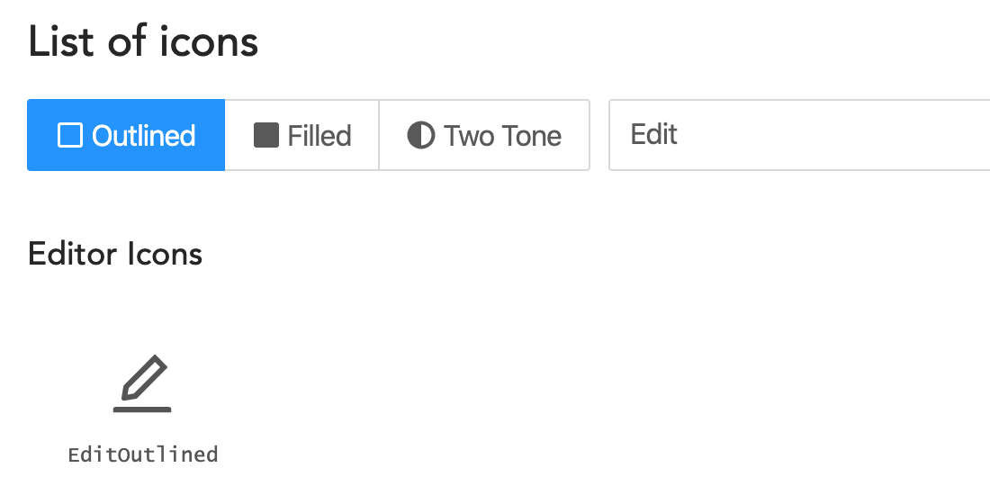 Attempted import error: 'xxxOutlined' is not exported from '@ant-design ...