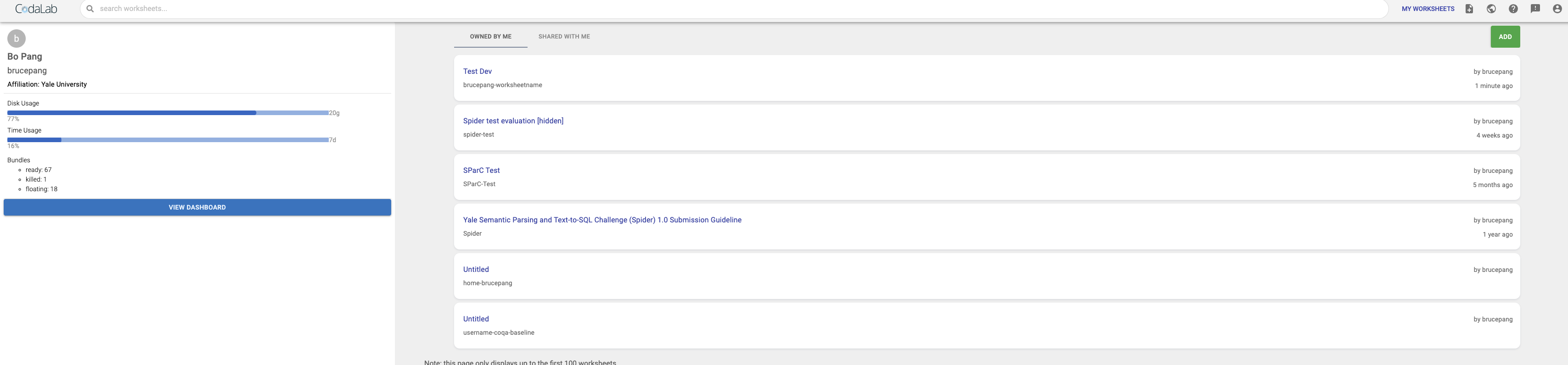 [USER ISSUE] Worksheet not found after open it from my dashboard · Issue #4487 · codalab/codalab ...