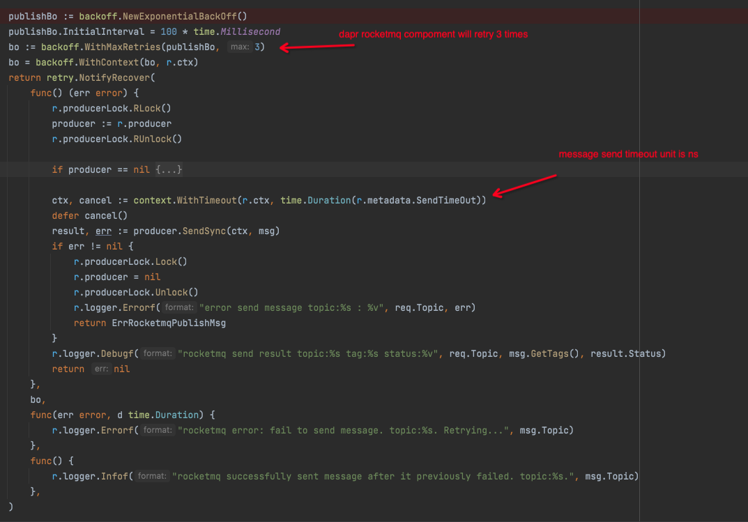 rocketmq pubsub error. · Issue #1960 · dapr/components-contrib · GitHub