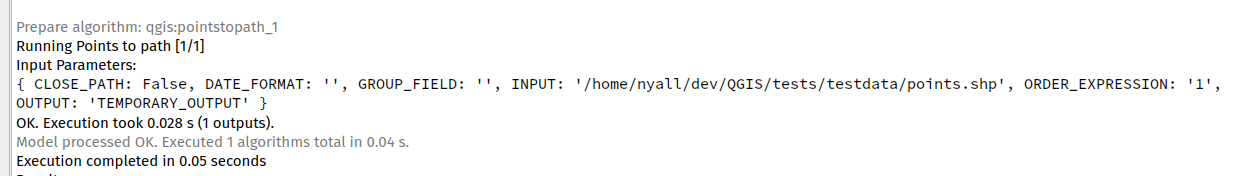 QgsProcessingParameterFolderDestination default value issue in PointsToPath in the modeler ...