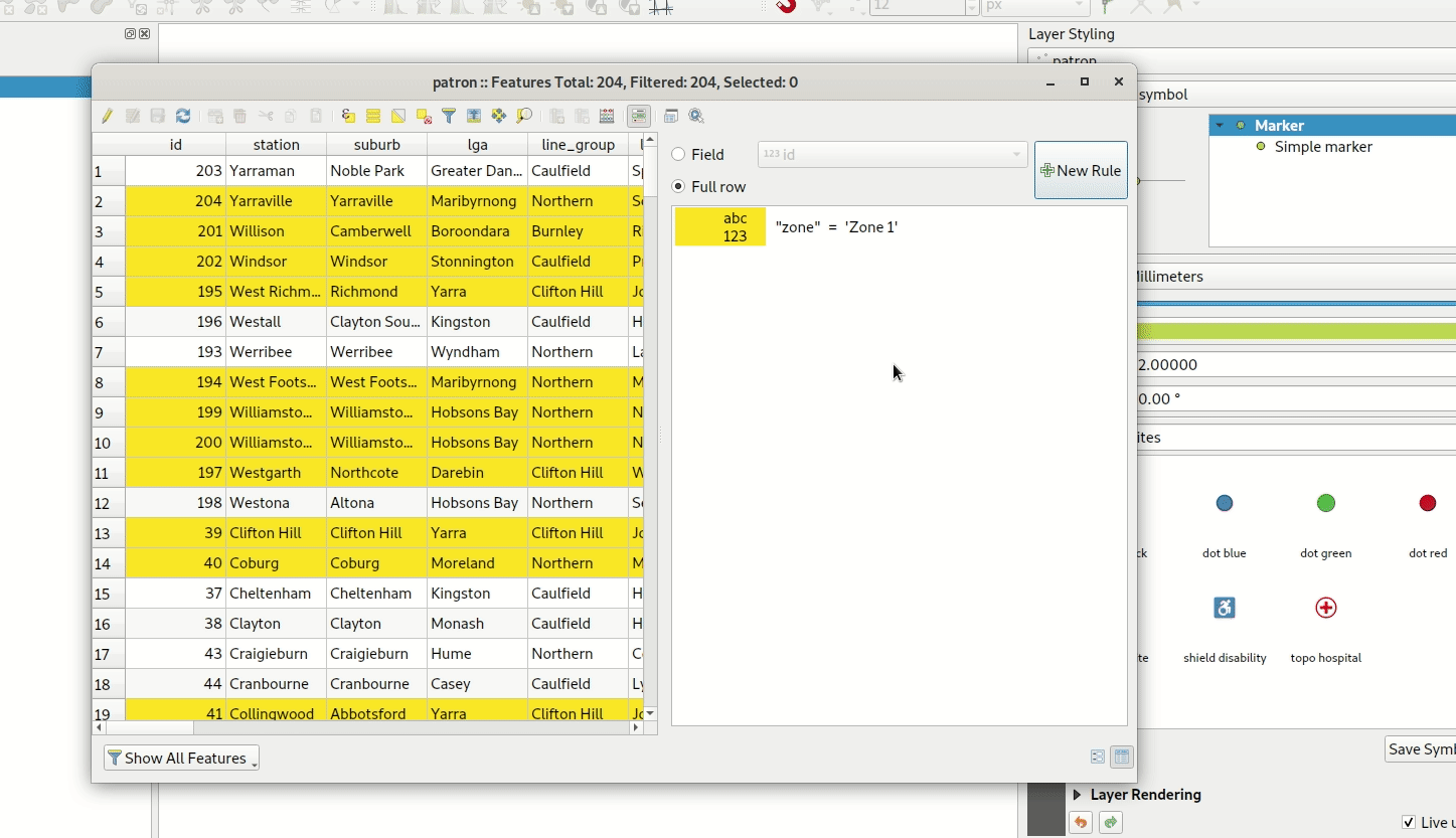 Request In Qgis Allow Layout Attribute Tables To Be Styled Using The