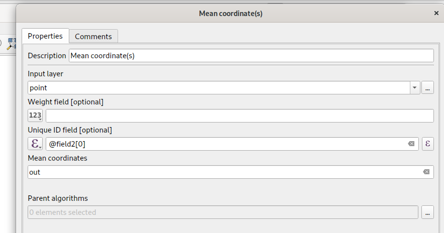Mean Coordinates Algorithm Does Not Recognize Grouping Field In Graphical Modeler · Issue 35385