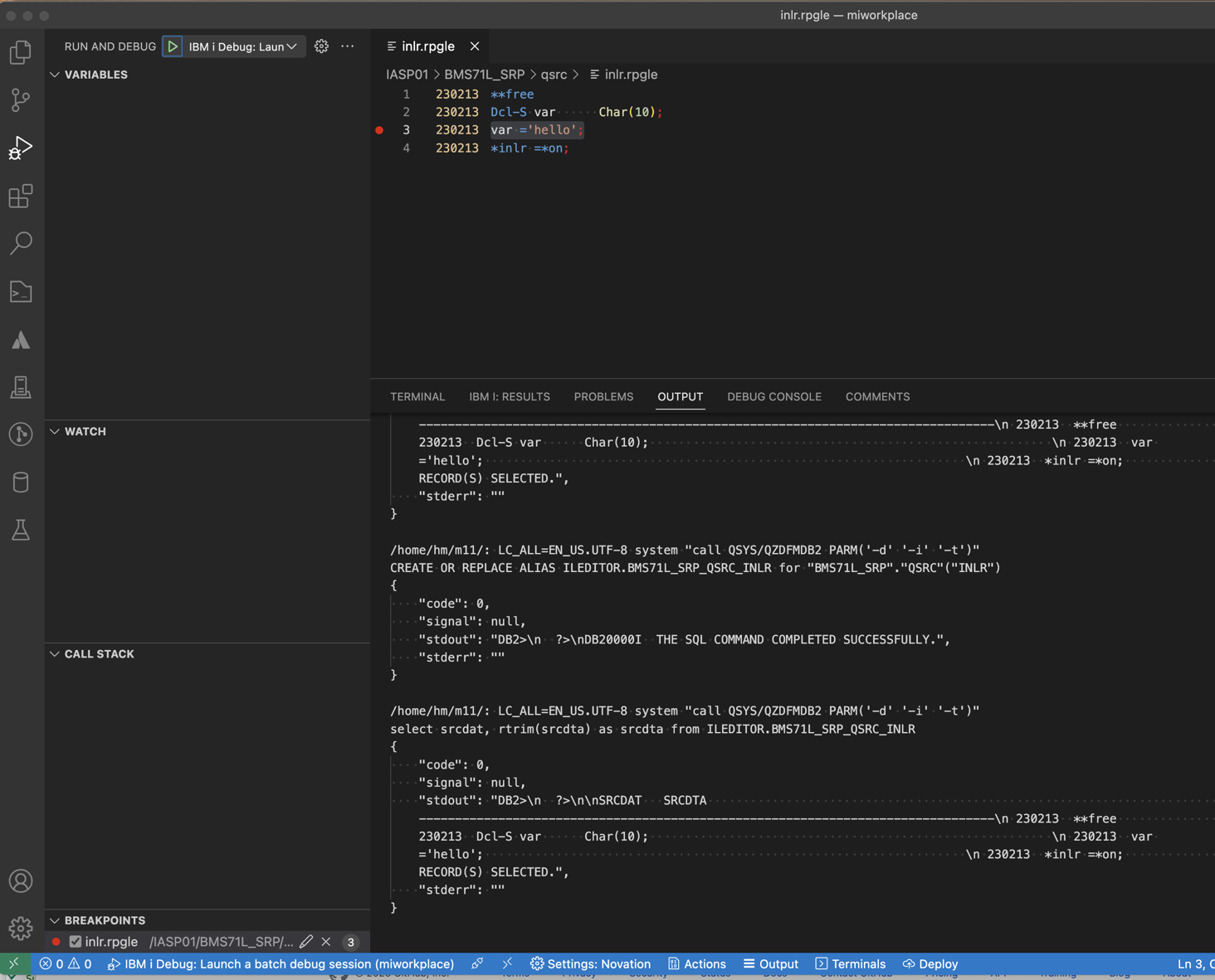 Debug Not Authorised Message · Issue 1063 · Codefori Vscode Ibmi · Github