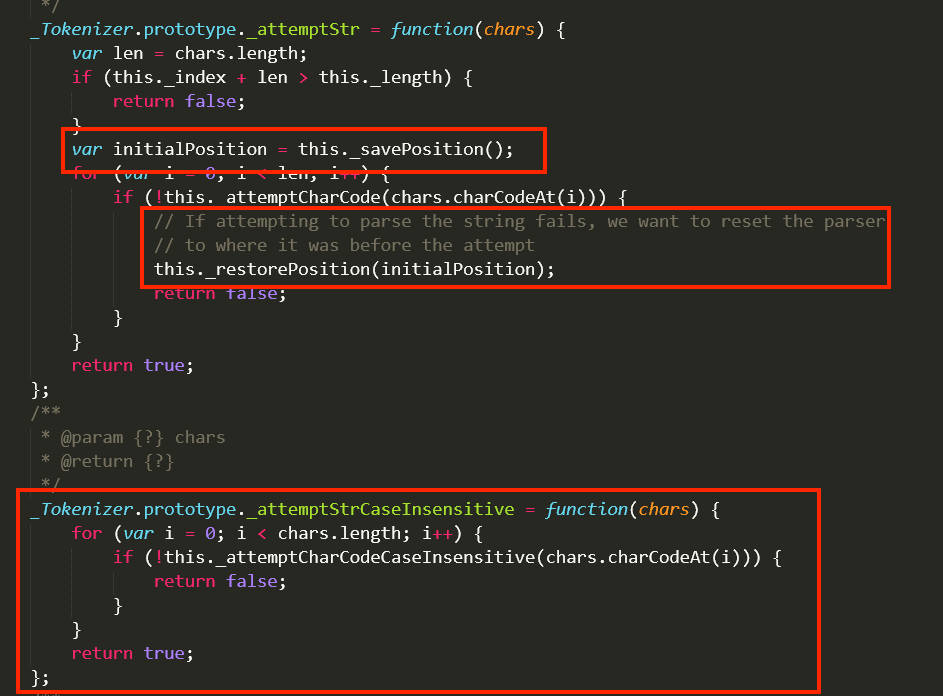 why did `_attemptStrCaseInsensitive` not reset the position? · Issue ...