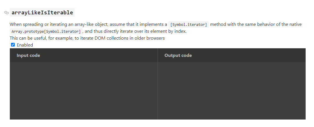 Assumptions page examples aren't loading · Issue #2456 · babel/website · GitHub