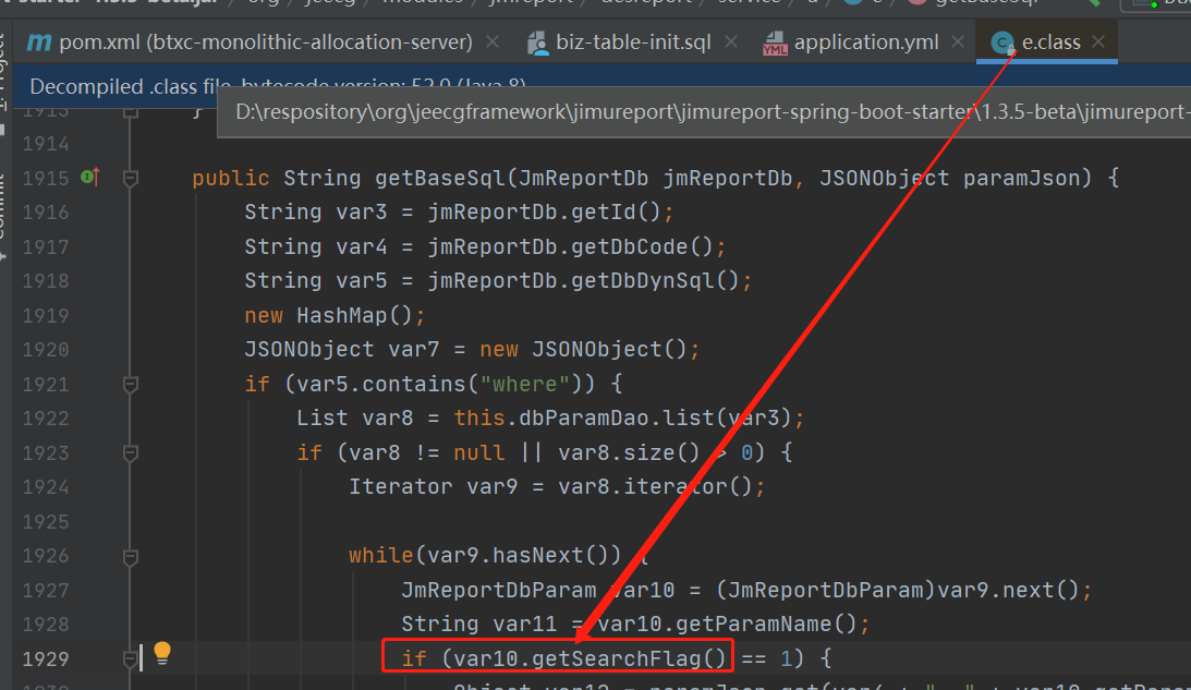 sql使用where条件的时候，空指针异常 · Issue #334 · jeecgboot/jimureport · GitHub