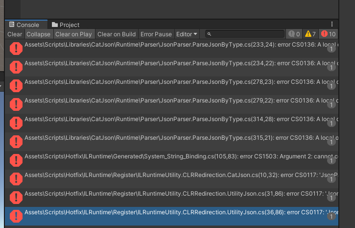 打开报错呀 · Issue #1 · FingerCaster/StarForce-ILRuntime · GitHub