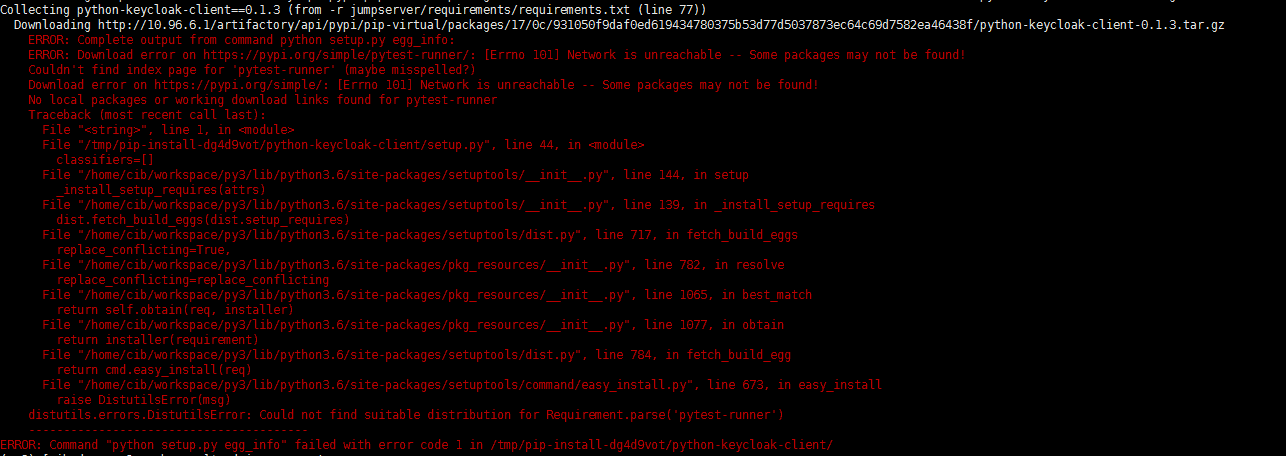 离线安装时无法安装python Gssapi和python Keycloak Client · Issue 2830