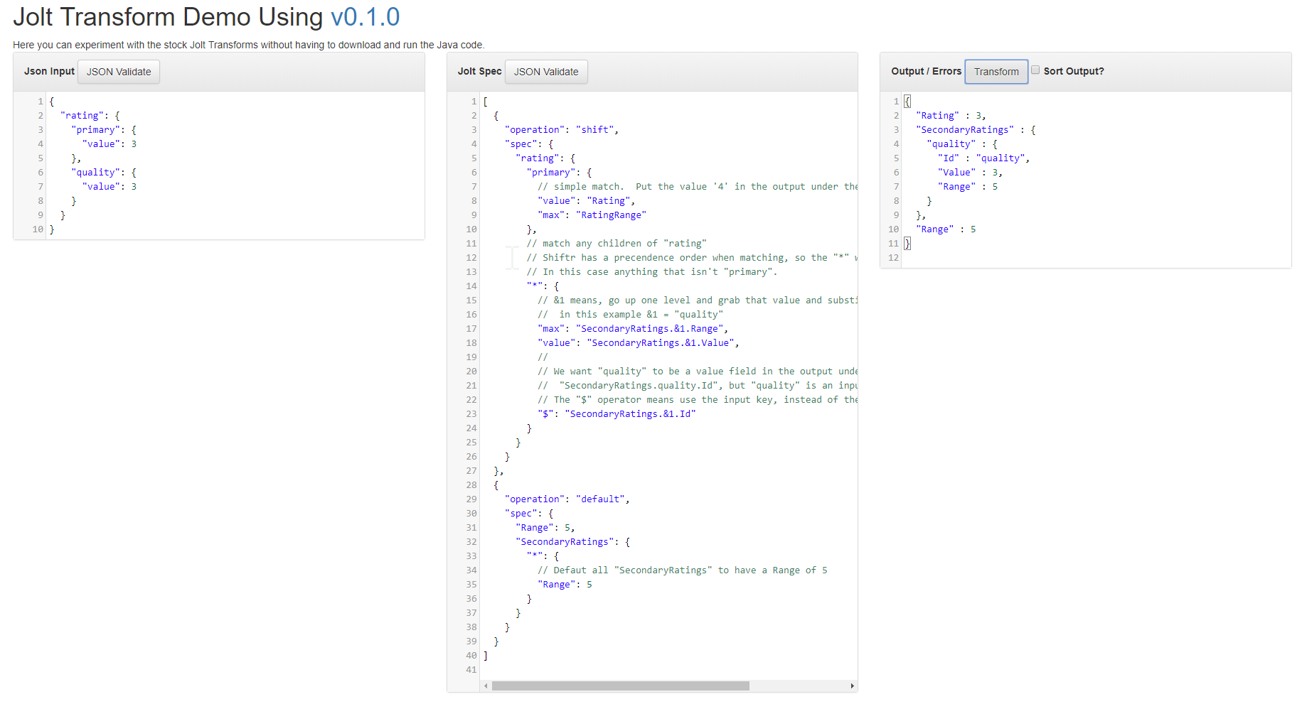 Provide transformation template format for JSON and YAML · Issue #4244 ...