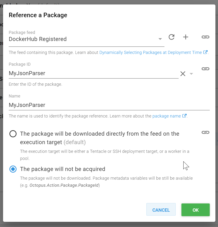 Script step Package references does not allow non-acquisition of non-docker packages · Issue ...
