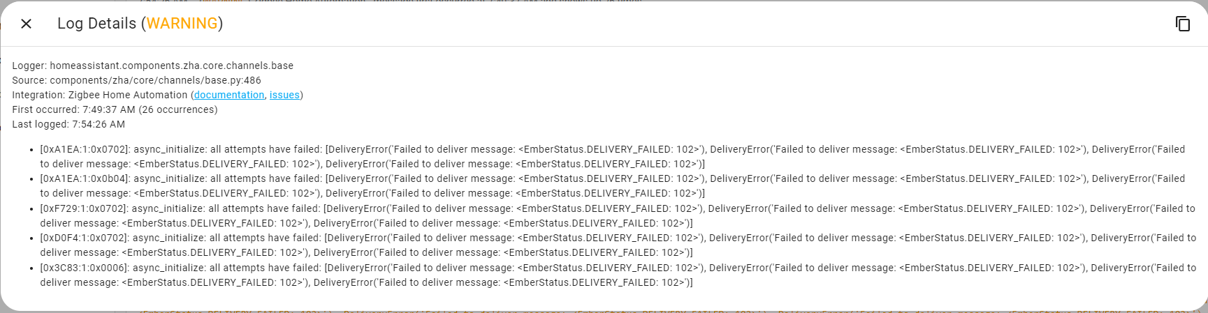 ZHA devices becoming unavailable · Issue #89467 · home-assistant/core · GitHub
