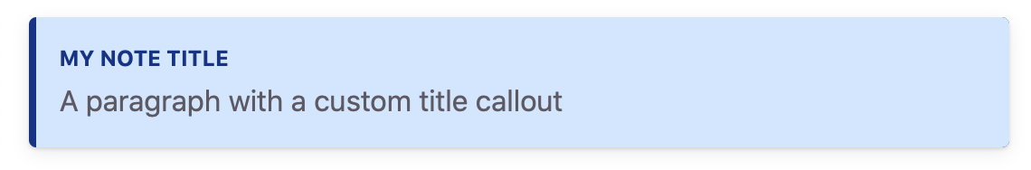 Support for common markdown callouts like NOTE, TIP, HINT · Issue #171 ...