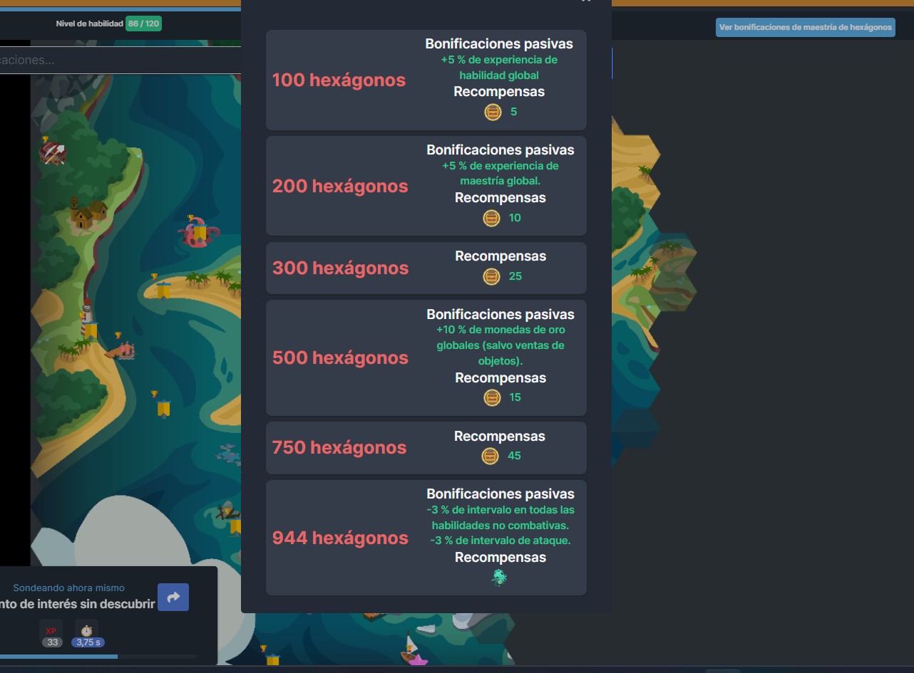 Cartography Mastery Bonus · Issue 3631 · Melvoridle · Github 