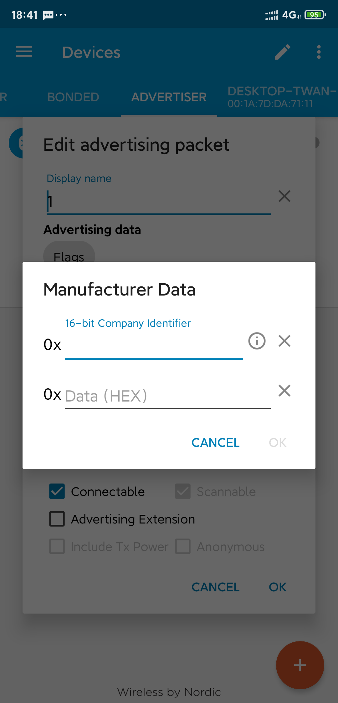 About Advertiser Manufacturer Data · Issue 141 · Nordicsemiconductorandroid Nrf Connect · Github
