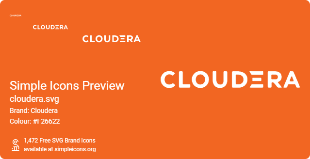 Cloudera Icon · Issue #1641 · simple-icons/simple-icons · GitHub