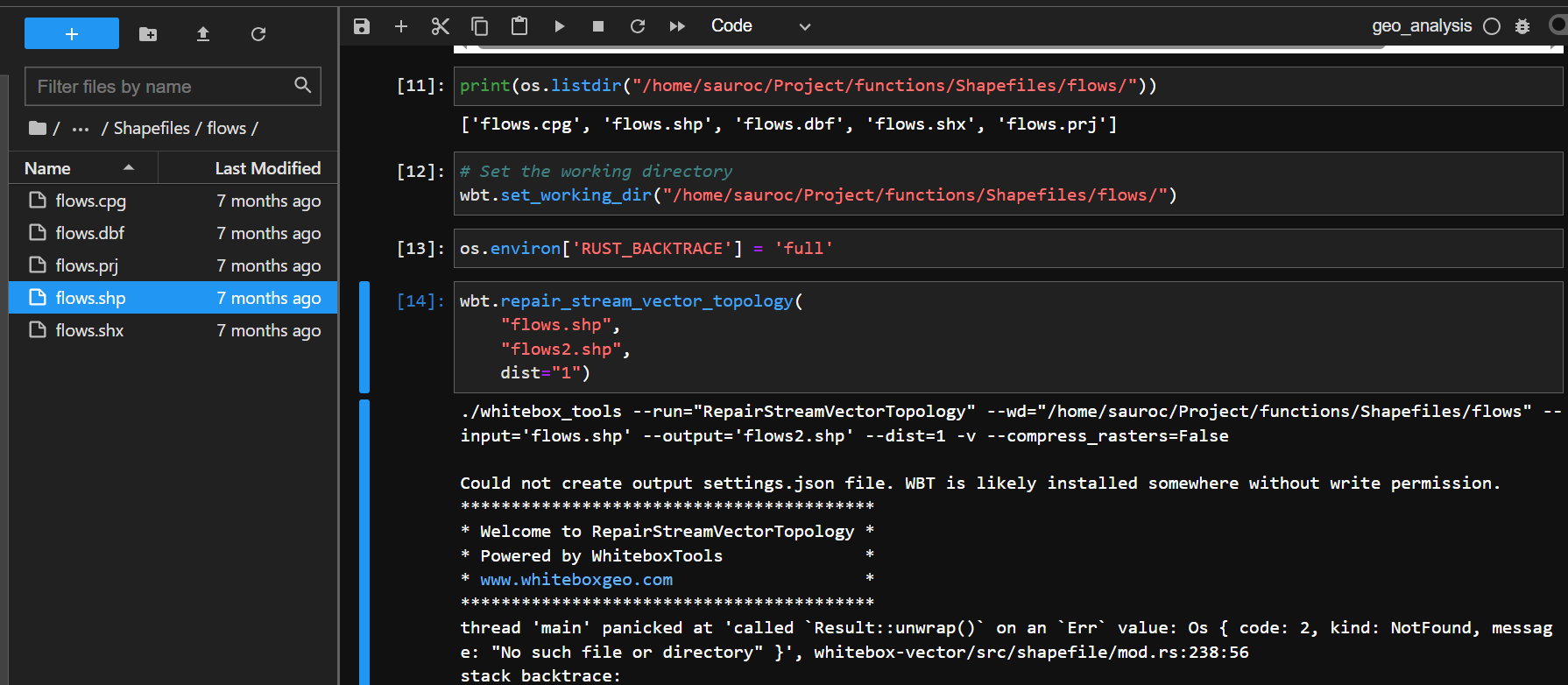 Repair Stream Vector Topology - 'No such file or directory' error · Issue #367 · jblindsay ...