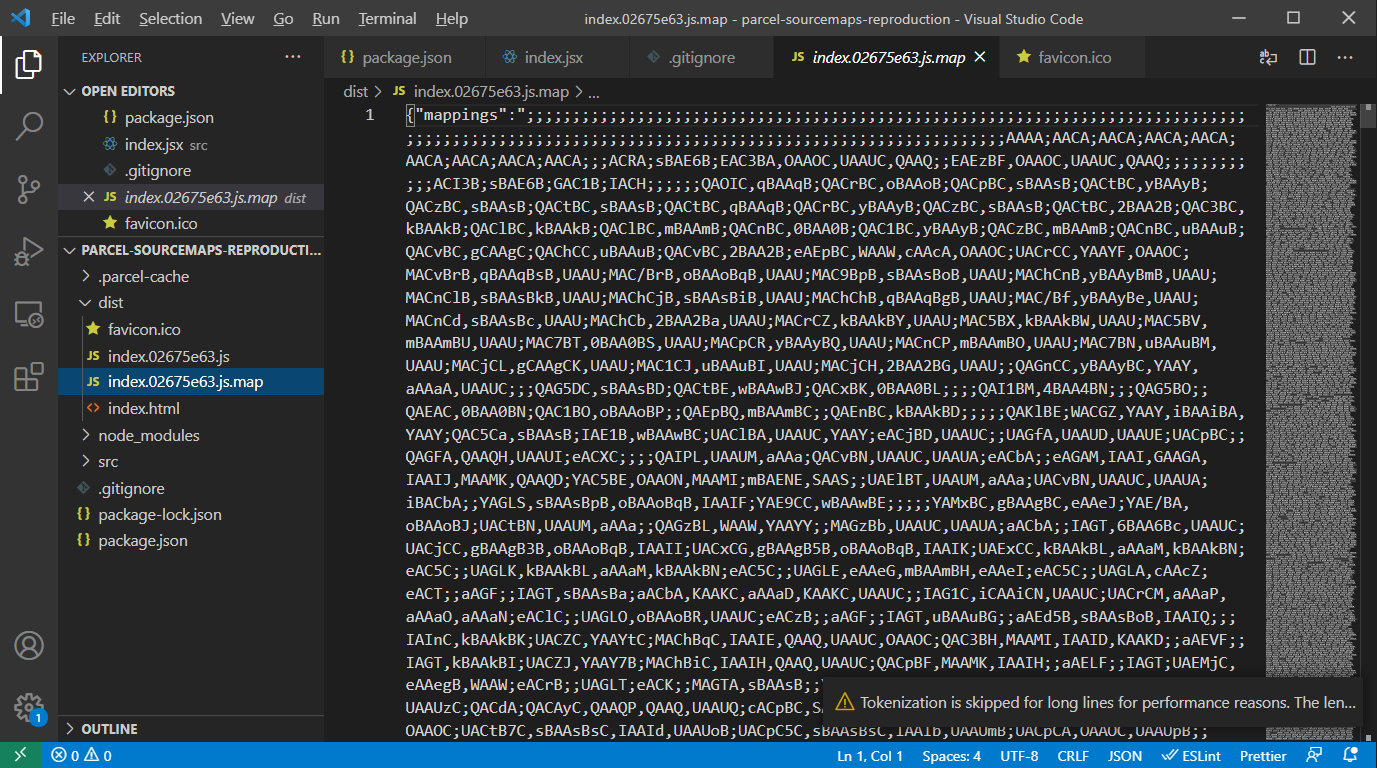 Parcel servers HTML instead of source maps · Issue #6107 · parcel ...