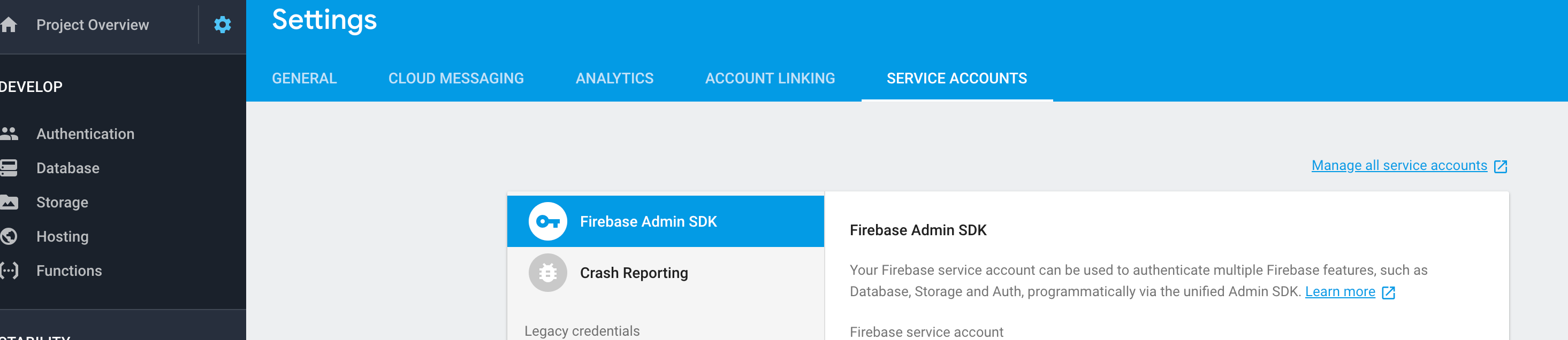error: project contains a Cloud Datastore database and does not support Cloud Firestore API ...