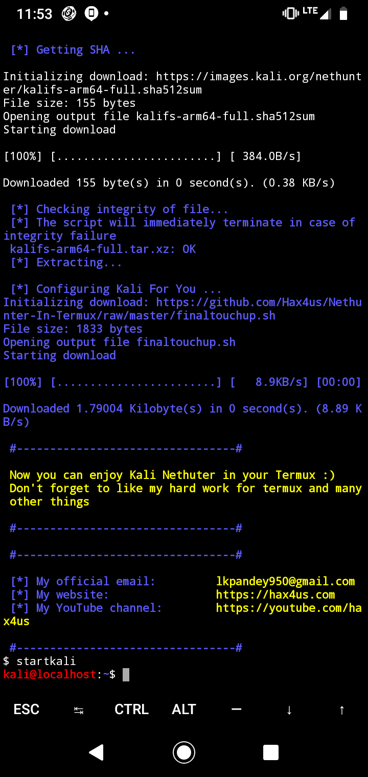 No state file, cannot resume! · Issue #150 · Hax4us/Nethunter-In-Termux · GitHub