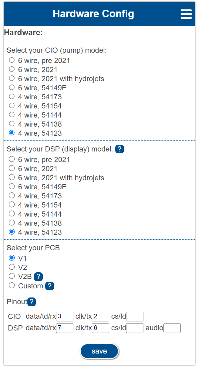 Not sure how to use the new settings for hardware · visualapproach WiFi-remote-for-Bestway-Lay-Z ...