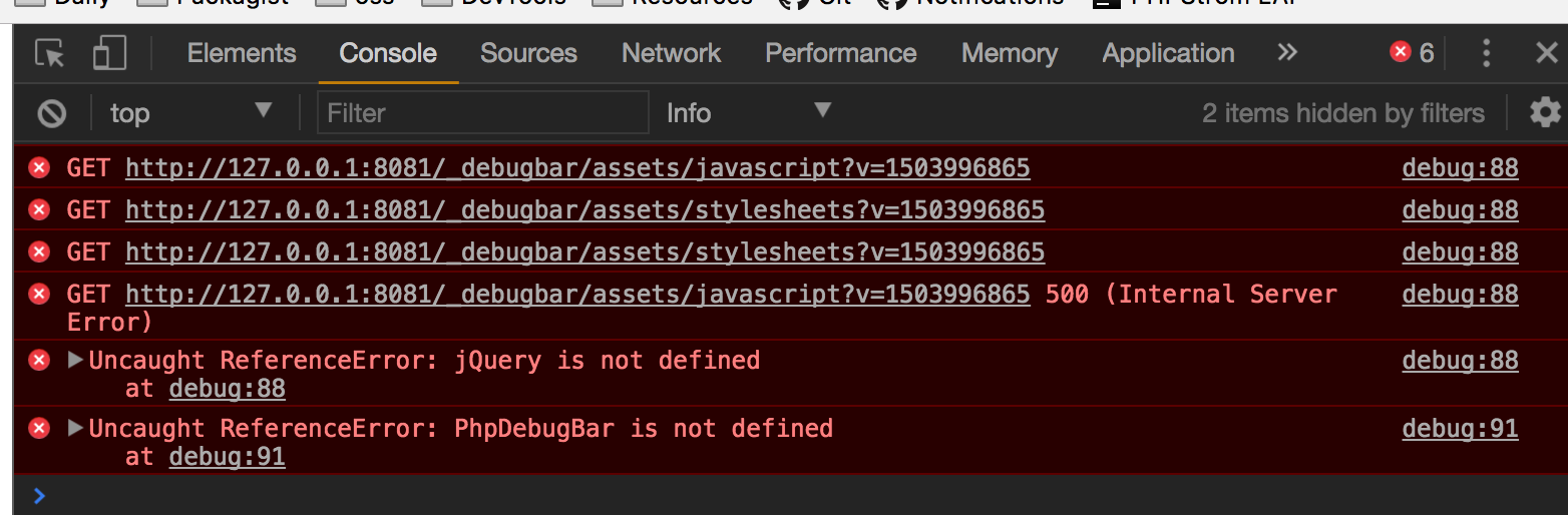 Migrating from L54 -> L55 resources not loading · Issue #715 · barryvdh/laravel-debugbar · GitHub