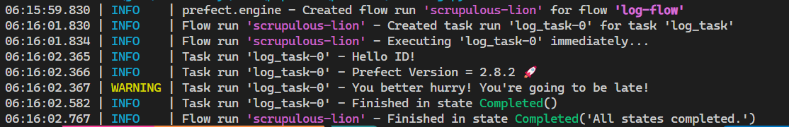 Add link to dashboard on flow run creation · Issue #8627 · PrefectHQ/prefect · GitHub