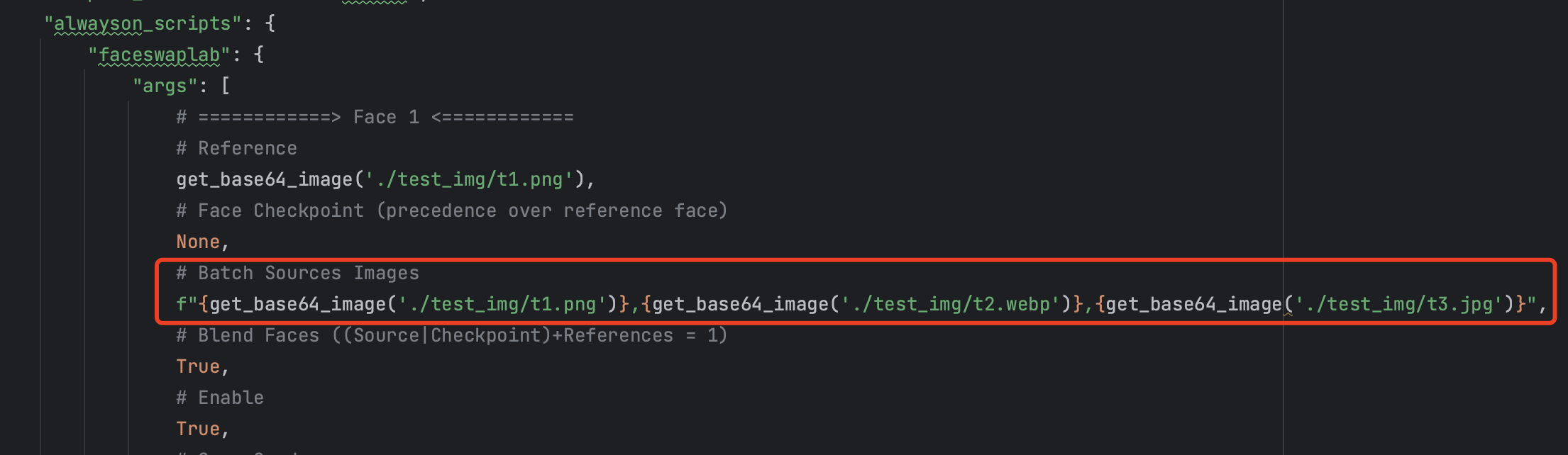 sdapi/v1/img2img or txt2img api alwayson_scripts parameter "Batch Sources Images" support base64 ...