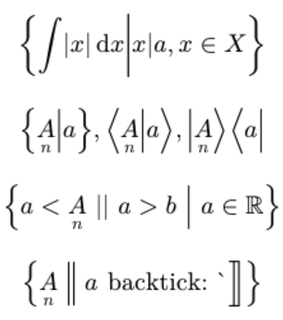 Braket notation, set notation, and middle delimeters · Issue #240 · typst/typst · GitHub
