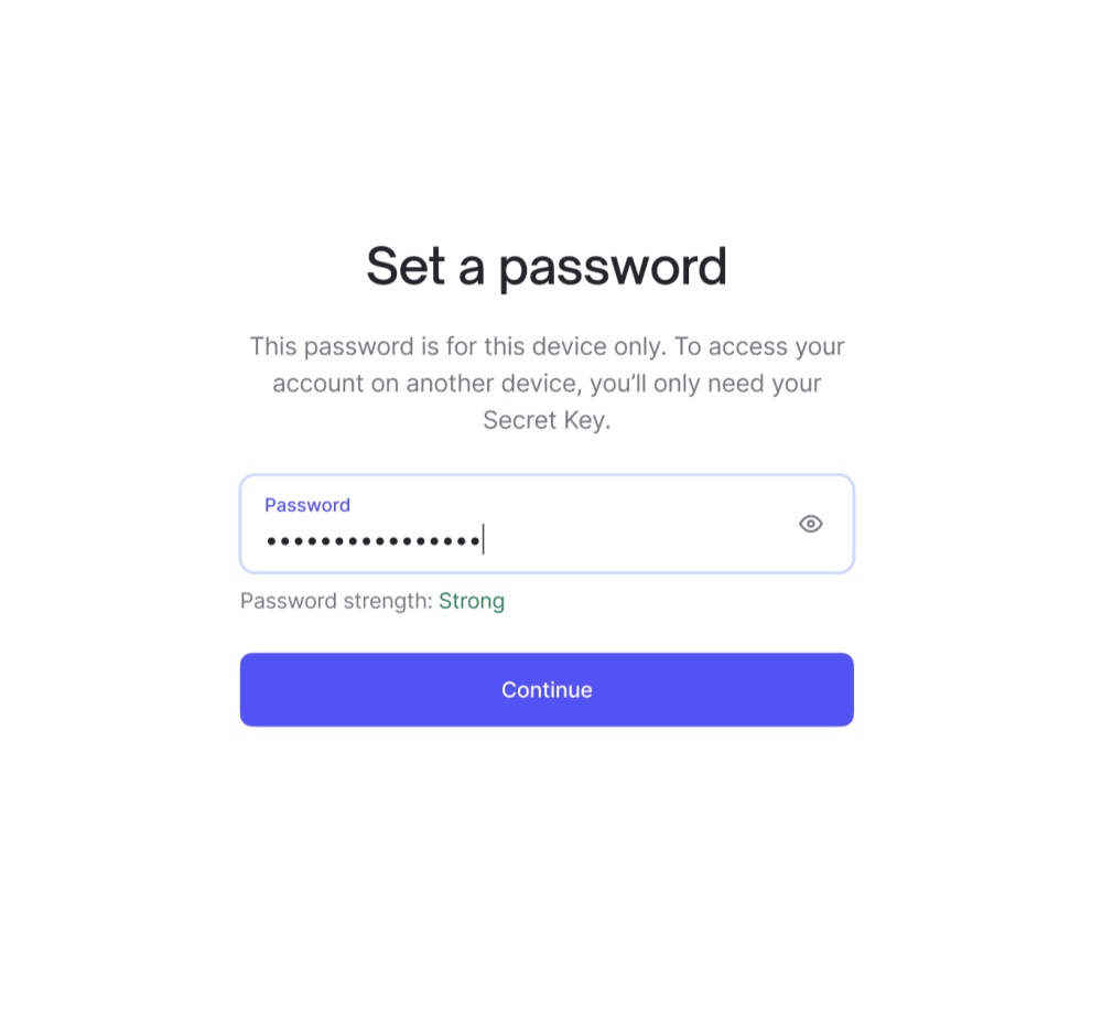 Add password strength indicator · Issue #1205 · leather-io/extension · GitHub