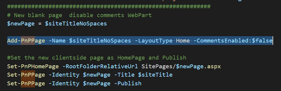 Add-PnPPage : Method not found: 'System.Runtime.CompilerServices ...