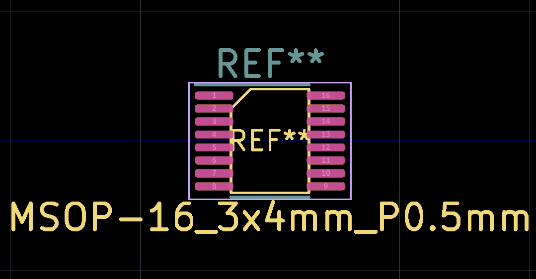 Scripted version of MSOP-16 footprints (!1380) · Merge requests · KiCad ...