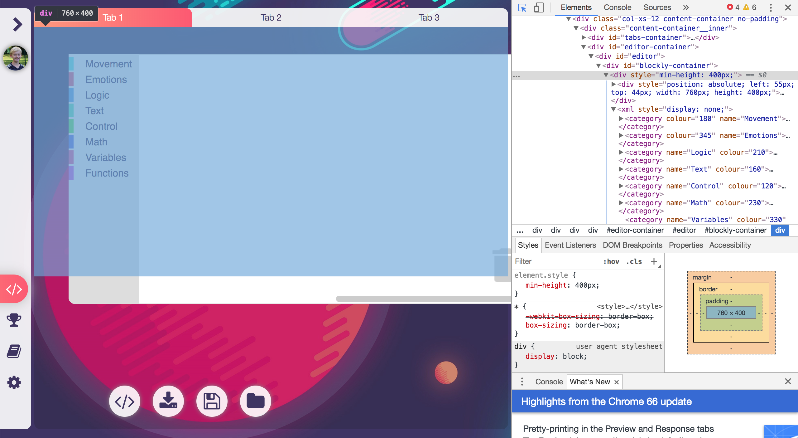 BlocklyDrawer always has an offset to his parent Div · Issue #11 · xvicmanx/react-blockly-drawer ...