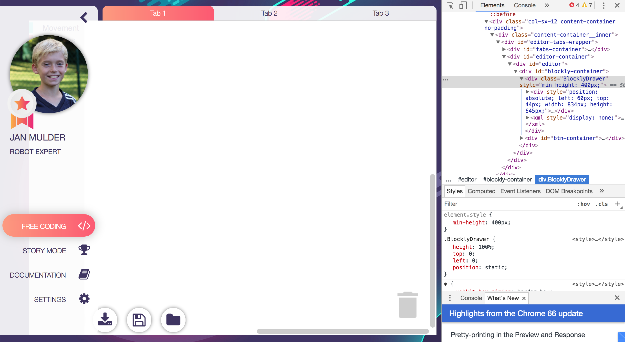 BlocklyDrawer always has an offset to his parent Div · Issue #11 · xvicmanx/react-blockly-drawer ...