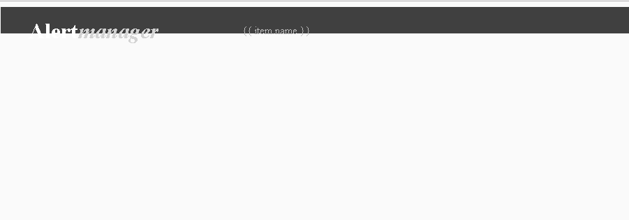 Alertmanager Web GUI issue · Issue #1392 · prometheus/alertmanager · GitHub