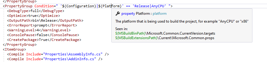 Porting to Visual Studio · Issue #12 · mhutch/MonoDevelop.MSBuildEditor ...