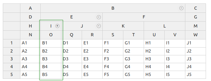Collapsible Headers Option To Choose Which Column Will Be Visible When Collapsed · Issue