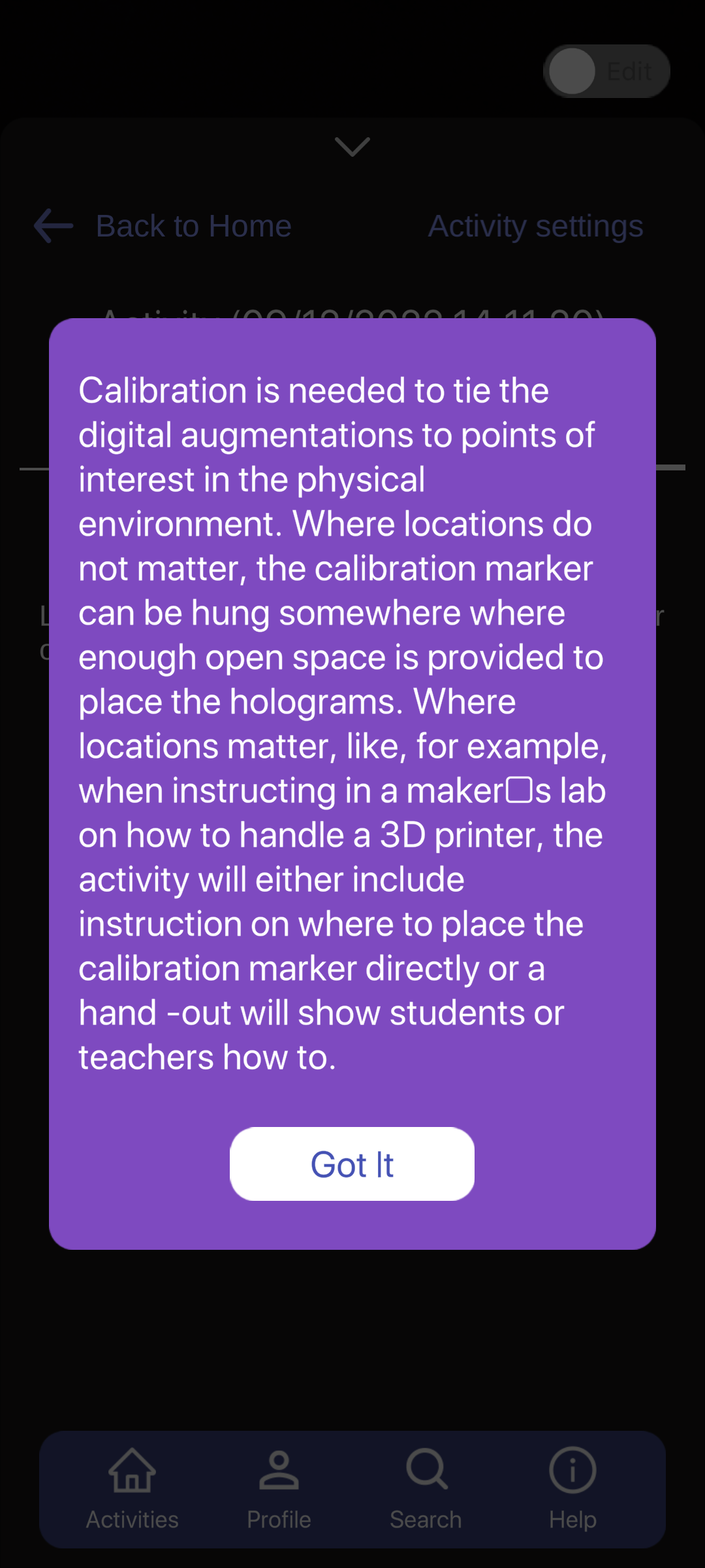 dynamic help: small bugs · Issue #1165 · WEKIT-ECS/MIRAGE-XR · GitHub