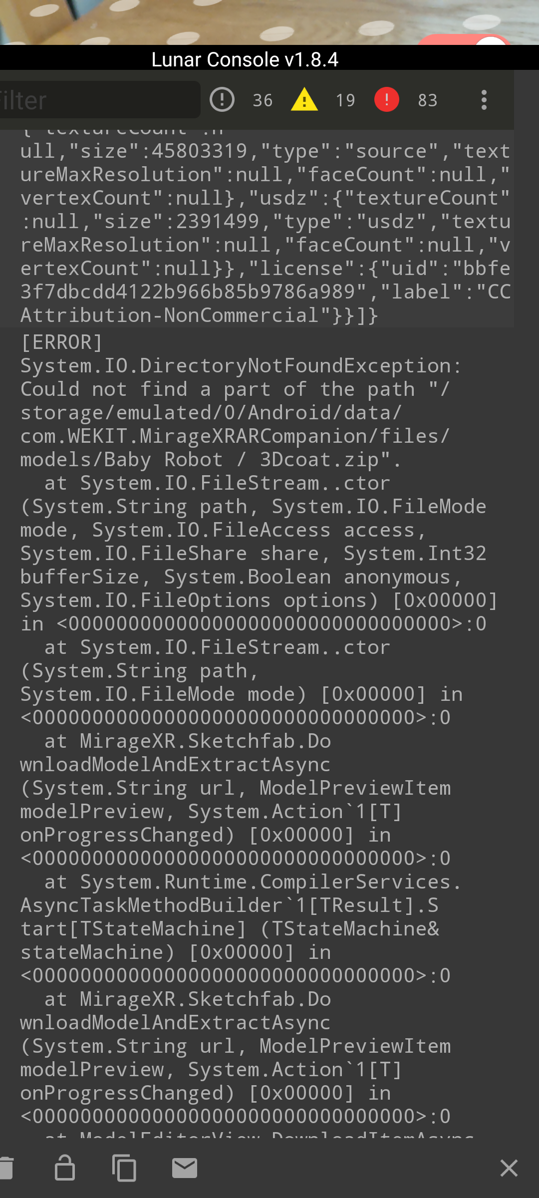 model downloader does not encode special chars · Issue #1375 · WEKIT-ECS/MIRAGE-XR · GitHub