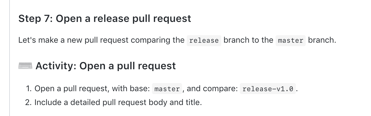 Odd: PR template was confusing · Issue #75 · githubtraining/release-workflow · GitHub