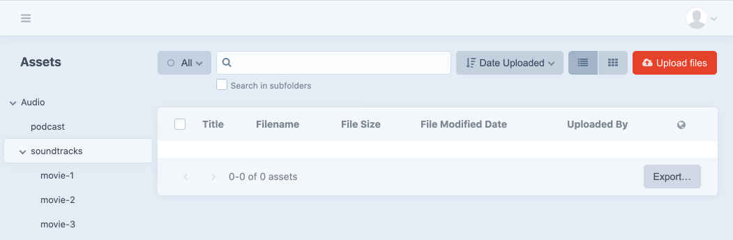 Inconsistent asset browser functionality regarding sub-directories ...