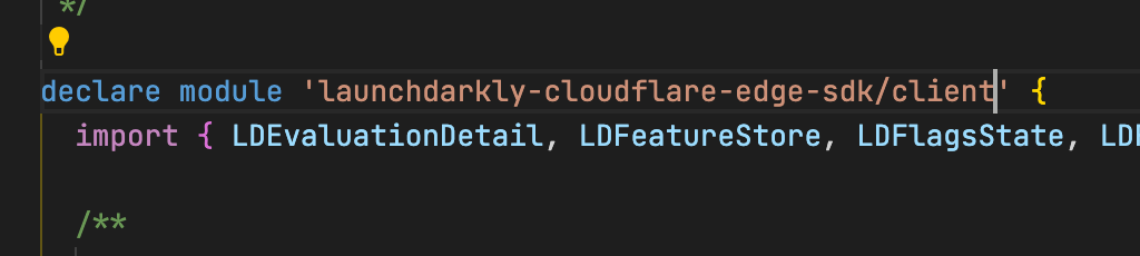 Incorrect Typescript Module Definition · Issue 7 · Launchdarklycloudflare Edge Sdk · Github